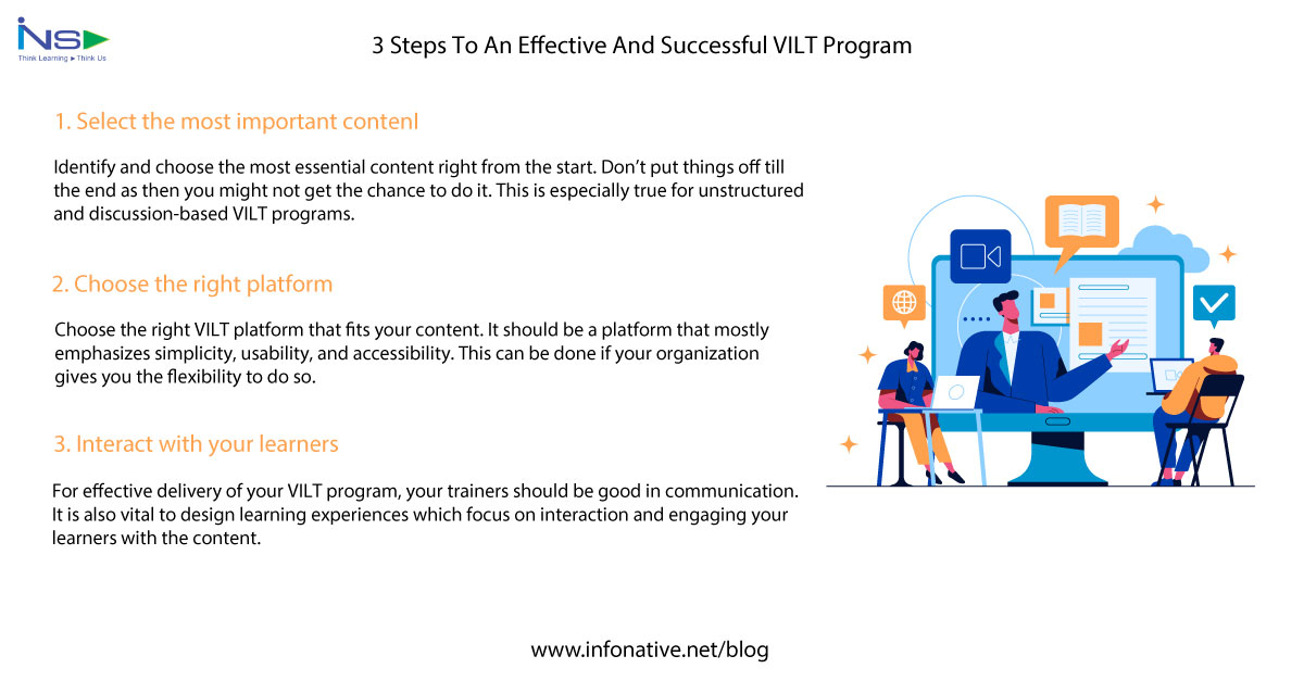3 Steps To An Effective And Successful VILT Program